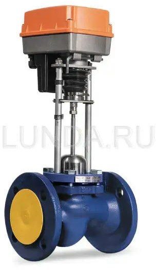 Клапан регулирующий 2-х ходовой TRV с электроприводом TSL тип 101, PN16 ...